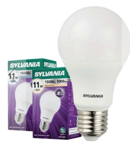 SYLVANIA หลอด LED รุ่น TOLEDO Basic Plus A60 11W 827 E27