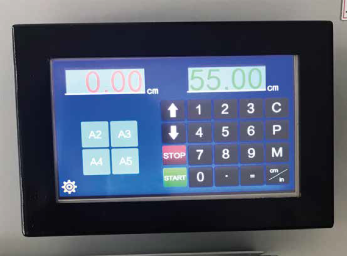 เครื่องตัดกระดาษ SYSFORM รุ่น 520HP ระบบไฮดรอลิก