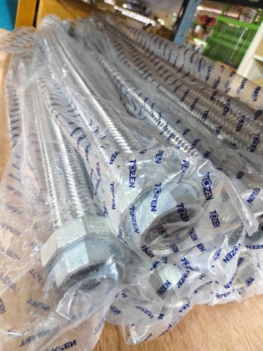 TOZEN FLEXIBLE METAL HOSE ID.2'' OL 1M. SF-100 SU304 หัวเหล็ก ราคา ...