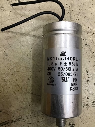CAPACTIOR MK155J40RL 1.5UF+-5%400V ราคา 820 บาท