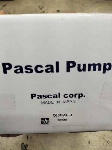 PASCAL PUMP MODEL: X6308S-B ราคา 43,000.00 บาท