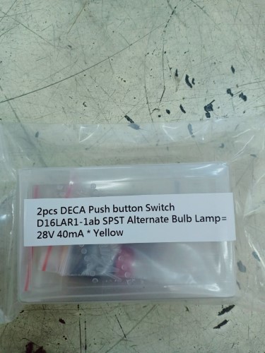 DECA PUSH BUTTON SWITCH LAMP MODEL: D16LAR1-1ABOY YELLOW 16 MM. ราคา ...