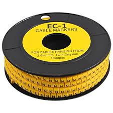 CABLE MARKER EC-1 1000 PCSราคา100บาท