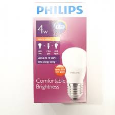 A02825 PHILIPS LED BULB 4W E27 220-240V WARM WHITE