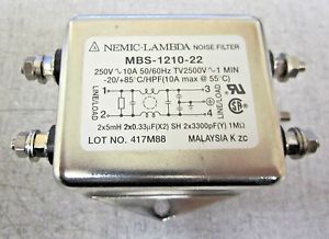 A04839 NEMIC-LAMBDA MBS-1210-22 250V 10A