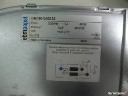 EBMPAPST D4E180-CA02-02 230V 405W 1,77A