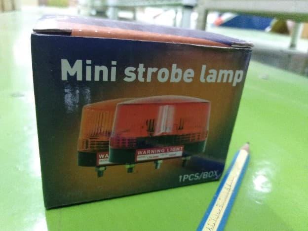 A02972 MINI STROBE LAMP LTE-5060 RED 220V