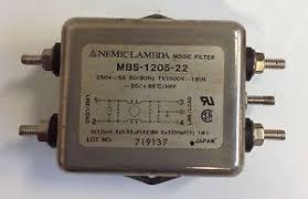 B00223 NEMIC-LAMBDA NOISE FILTER MBS-1205-22
