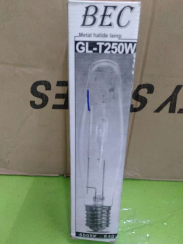 A03054 BEC METAL HALIDE LAMP GL-T250W 6000K E40