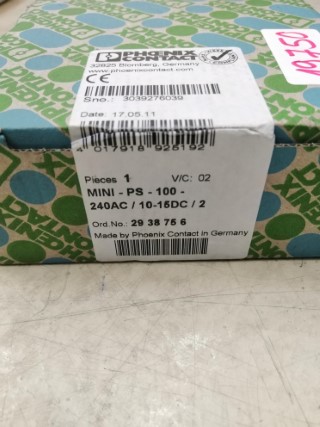 PHOENIX CONTACT MINI-PS-100-240AC/10-15DC ราคา 4600 บาท