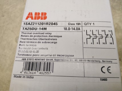 ABB TA25DU14 ราคา 800 บาท