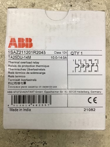 ABB TA25DU14 ราคา 800 บาท