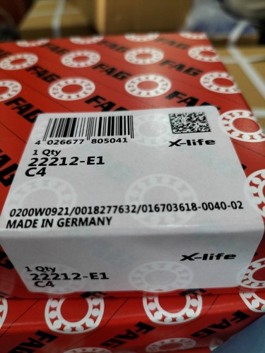 Fag Bearing 22212-e1-c4 ราคา 1,920 บาท