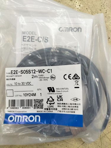 OMRON PROXIMITY SENSOR MODEL: E2E-S05S12-WC-C1 ราคา 1,530.00 บาท