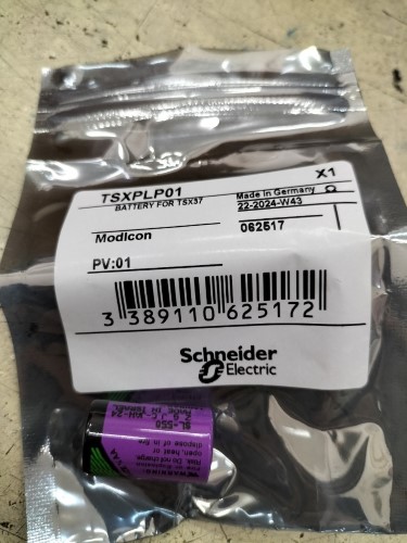 SCHNEIDER TSXPLP01 BATTERY FOR INTERNAL RAM MEMORY BACKUP-MODICON TSX ...