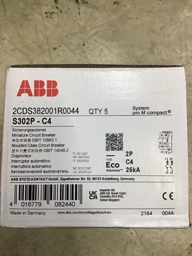 ABB S302P-C4 ราคา 2,185 บาท