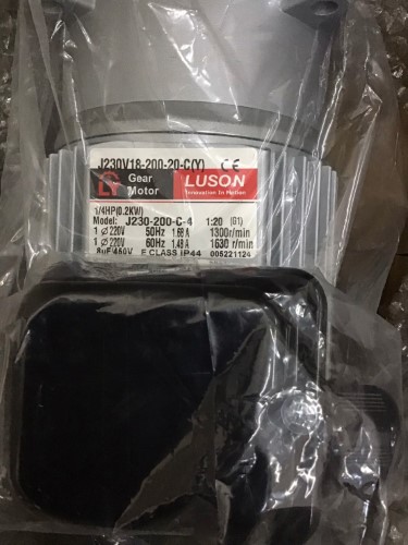 LUSON MOTOR J230V18-200-20-C(Y) ราคา 12,800 บาท
