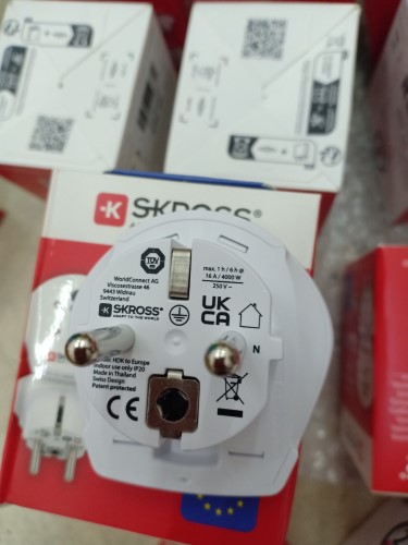 SKROSS MAIN ADAPTER / INTERNATIONAL TRAVEL ADAPTERS 1.500217-E 16A ...