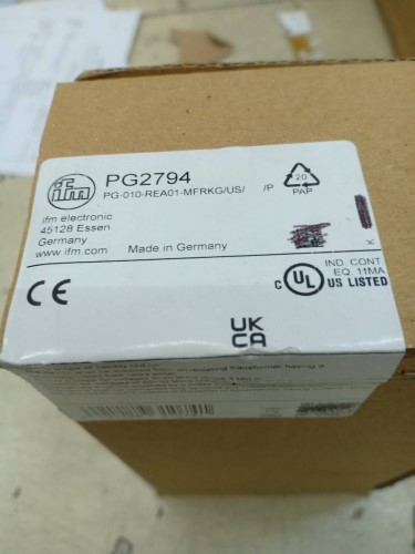 IFM PRESSURE SENSOR 0-10 BAR PG2794 ราคา 25,500 บาท