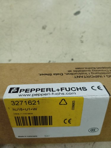 PEPPERL+FUCHS PROXIMITY SWITCH MODEL: NJ15+U1+W INDUCTIVE SENSOR 15MM. 253VAC ราคา 4,851 บาท