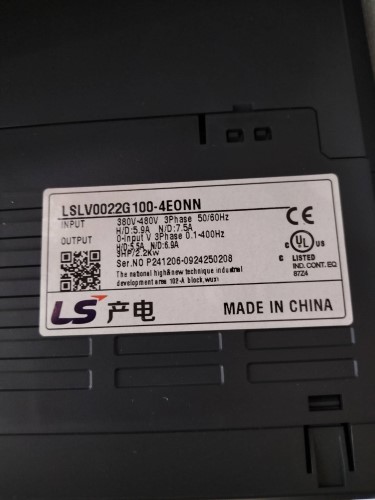 LS INVERTER MODEL: LSLV0022G100-4E0NN AC380-480V 3PHASE ราคา 7,000.00 บาท
