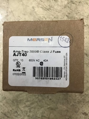 MERSEN FUSE AJT40 ราคา 1,470 บาท