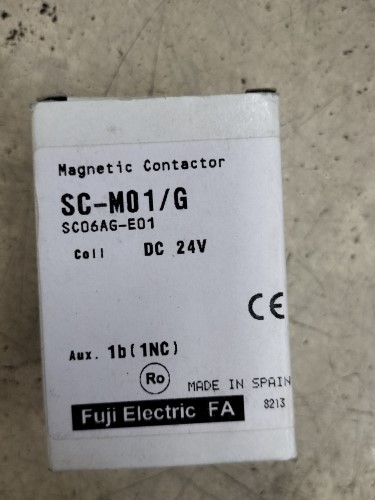 FUJI MAGNETIC CONTACTOR MODEL: SC-M01/G DC24V ราคา 4,800.00 บาท