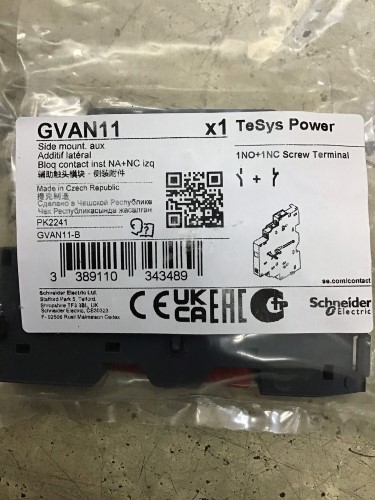 SCHNEIDER GV-AN11 ราคา 3,402 บาท