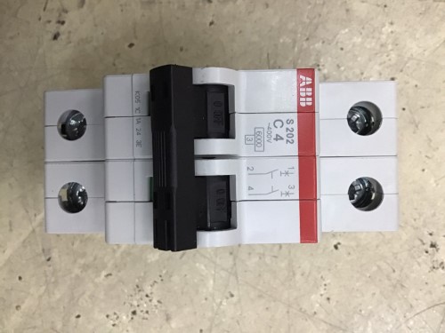ABB S202-C4 2P ราคา 1350 บาท