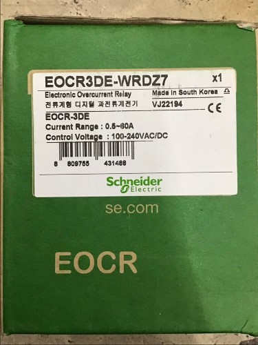 SCHNEIDER EOCR3DE-WRDZ7 0-5-60A 100-240VAC/DC ราคา 8,100 บาท