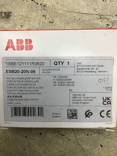 ABB ESB20-20N-06 ราคา 1,008 บาท