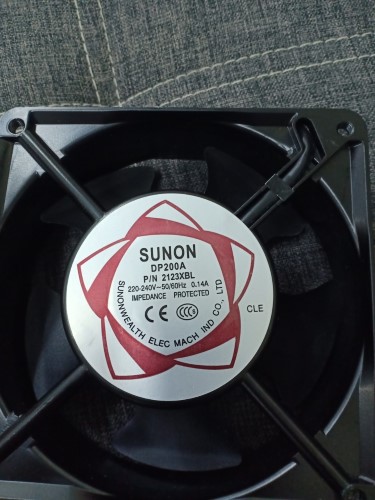SUNON FAN MODEL: DP200A 220-240V 50/60HZ 0.14A ราคา 400 บาท