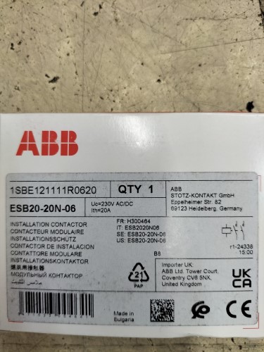 ABB MODEL: ESB20-20N-06 ราคา 1,365 บาท