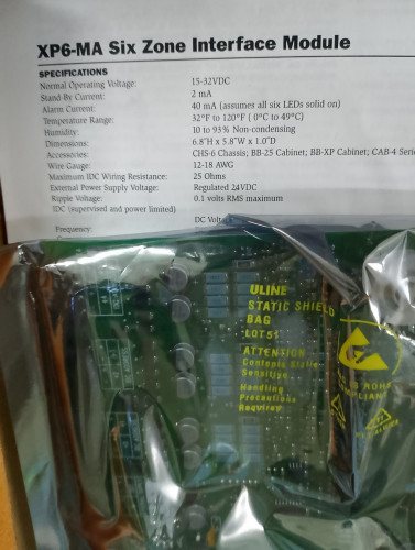 HONEYWELL NOTIFIER XP6-MA ราคา 11,000 บาท