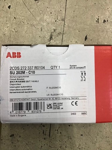 ABB SU202M-C10 ราคา 2,150 บาท