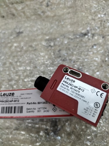 LEUZE PHOTOELECTRIC REFLECTIVE SENSOR#50134279 MODEL:PRK25C/4P-M12 ราคา ...