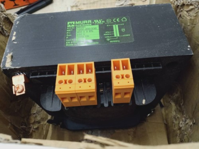 MURRELEKTRONIK 86051 Transformers for industrial machines P:1000VA IN:400V/230V+/- 5% ราคา28,000บาท