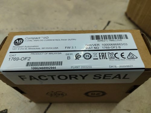 ALLEN-BRADLEY ANALOG OUTPUT MODULC MODEL: 1769-OF2 ราคา 14,868 บาท