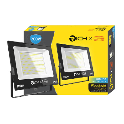 RICH LED FLOODLIGHT MODEL COOLER โคมสปอร์ตไลท์ LED รุ่น คูลเลอร์ ...