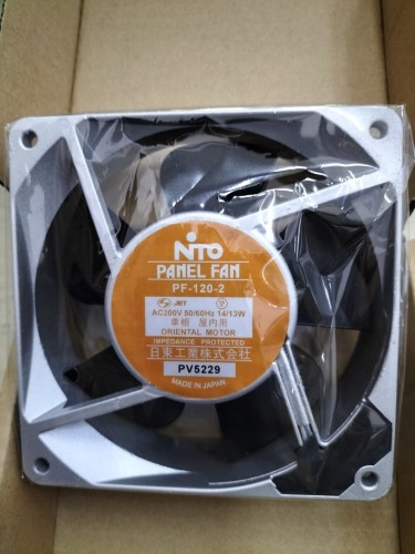 NITO PANEL FAN : PF-120-2 AC200V 50/60Hz 14/13W ราคา 1,000 บาท