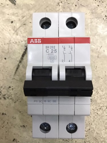 ABB SH202-C25 2P ราคา 366 บาท