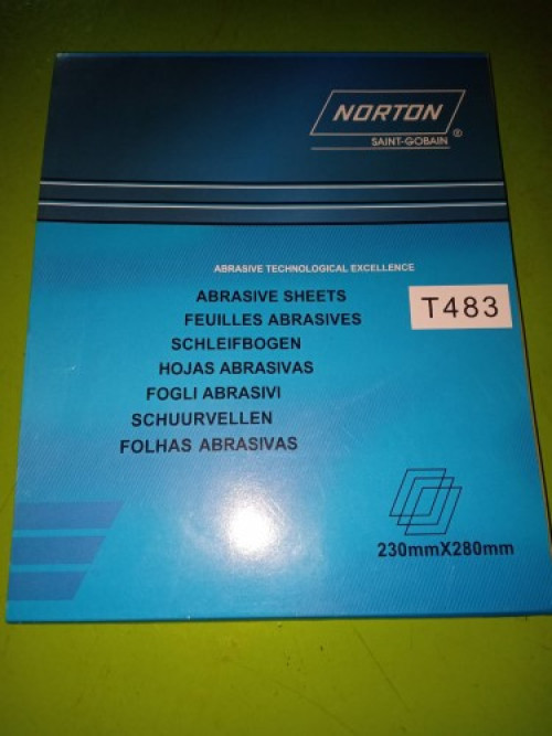 NORTON กระดาษทรายขัดน้ำ T483 เบอร์ 800 ราคา 12 บาท