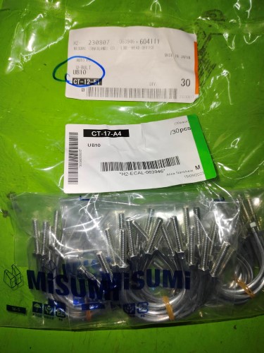 MISUMI U-BOLT UB10 ราคา 25 บาท
