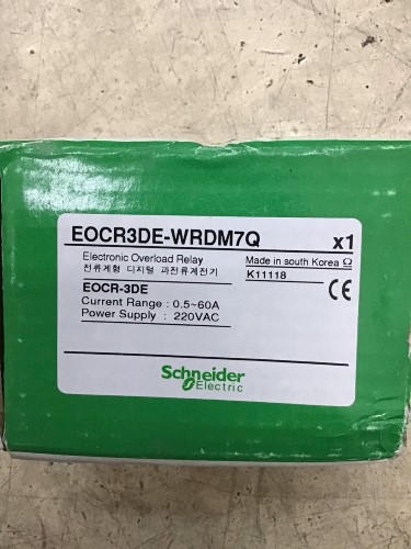 SCHNEIDER EOCR 3DE 0.5-60 AMPS ราคา 6,000 บาท