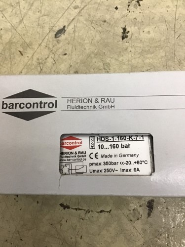 BARCONTROL HDS-1-160-K-7-1(10-160BAR) ราคา 11,450 บาท