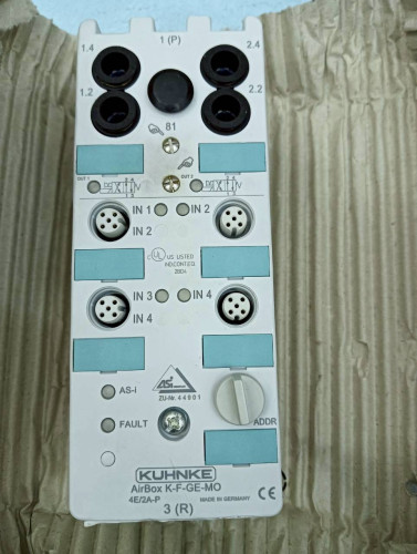 KUHNKE AS-I COMPACT MODULE PNEUMATIC MODEL: AIRBOX K-F-GE-MO 4E/2A-P ...