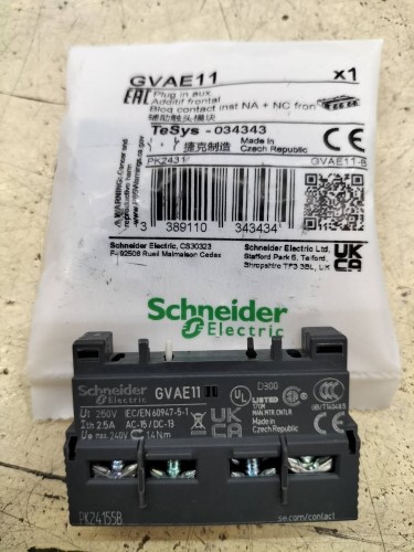 SCHNEIDER MODEL: GVAE11 ราคา 192.50 บาท