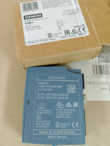 6ES7137-6AA00-0BA0 SIEMENS ราคา 12,500 บาท