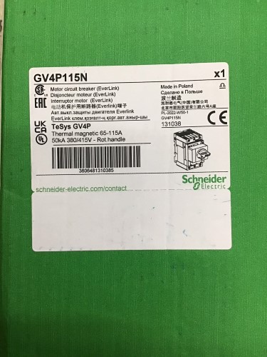 SCHNEIDER GV4P115N ราคา 13,283 บาท