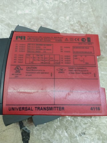 TRANSMITTER UNIVERTSAL PR4116 RTD MFB WITH PROGRAMBLE PANEL PR4501 ราคา ...